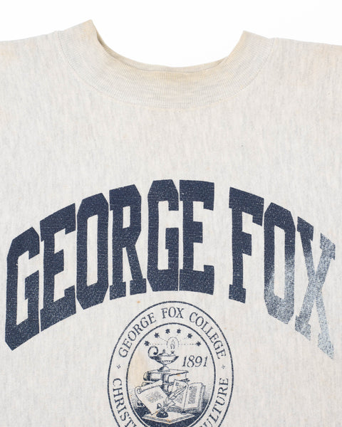 90’s George Fox Weave Crewneck - Large – Kissing Booth