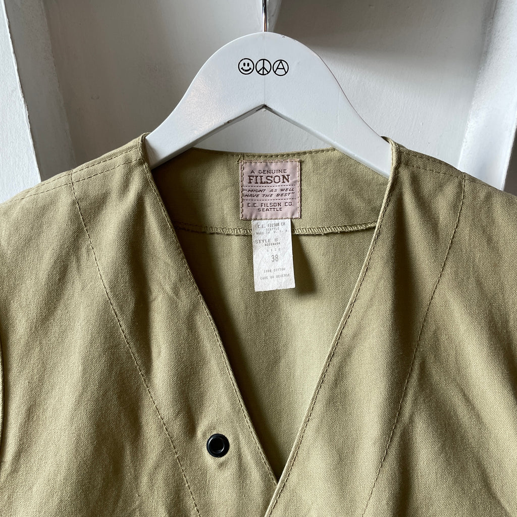 90’s Filson Canvas Cruiser Vest - Medium – Kissing Booth