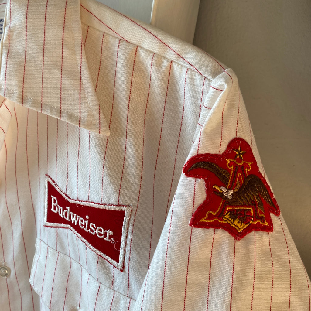 70's Budweiser Work Shirt - Large – Kissing Booth