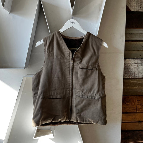 40’s Alpaca Lined Tanker Vest - Medium – Kissing Booth