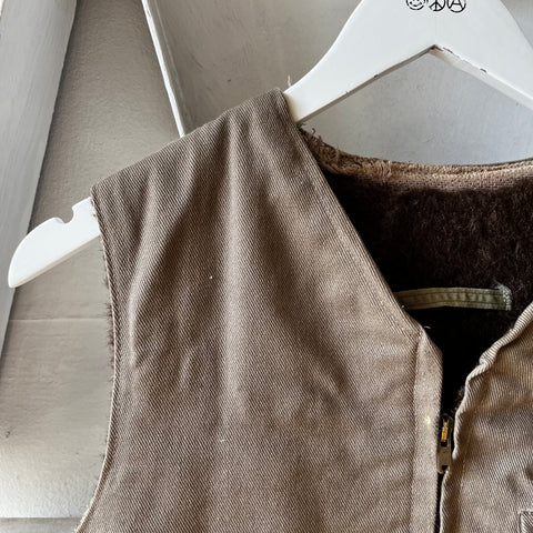 40’s Alpaca Lined Tanker Vest - Medium – Kissing Booth